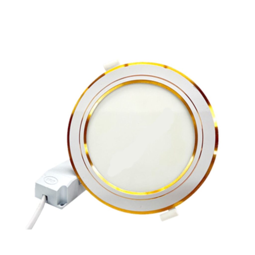 Đèn downlight 12w Nanoco NDL126G110 viền vàng - phanduongminh.com