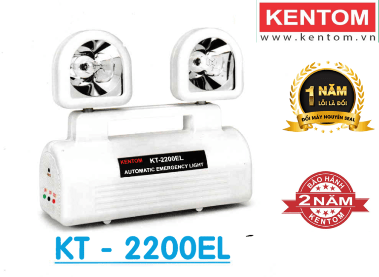 KT 2200el 3W đèn khẩn cấp kentom bảo hành lên đến 2 năm - phanduongminh.com