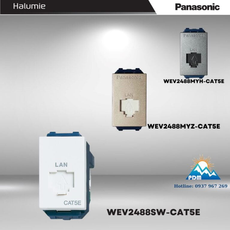 Hạt mạng âm tường Panasonic WEV2488SW-CAT5E bền bỉ - phanduongminh.com