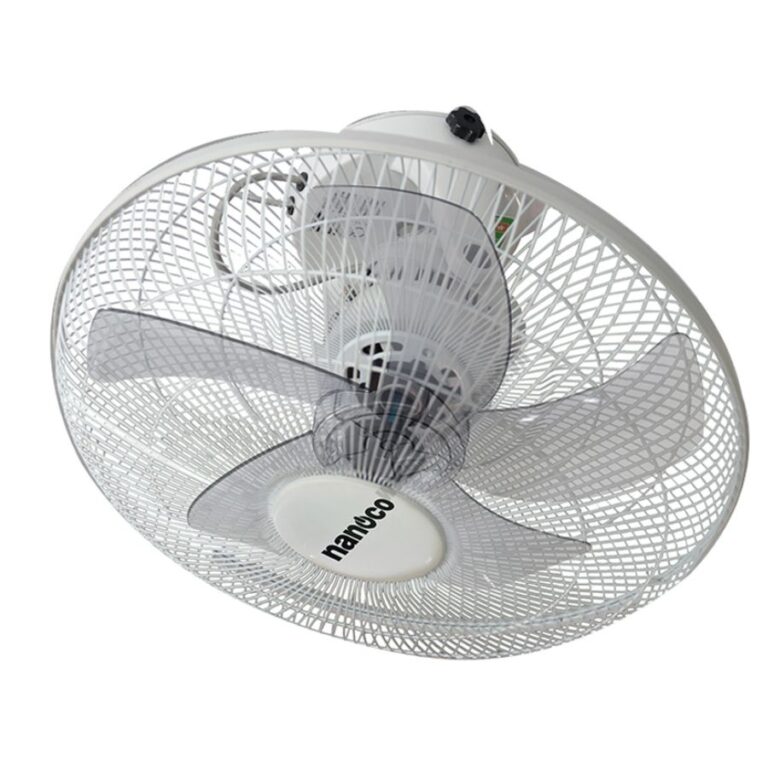 Quạt đảo trần Nanoco NOF1609 điều khiển hộp số, 5 cánh - phanduongminh.com